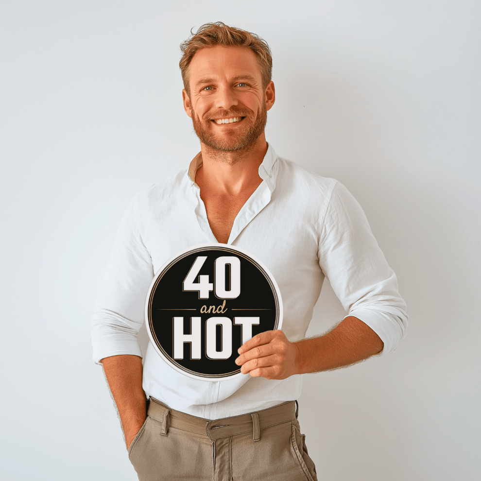 40TH BIRTHDAY PHOTO BOOTH PROPS | JYS Photo Props