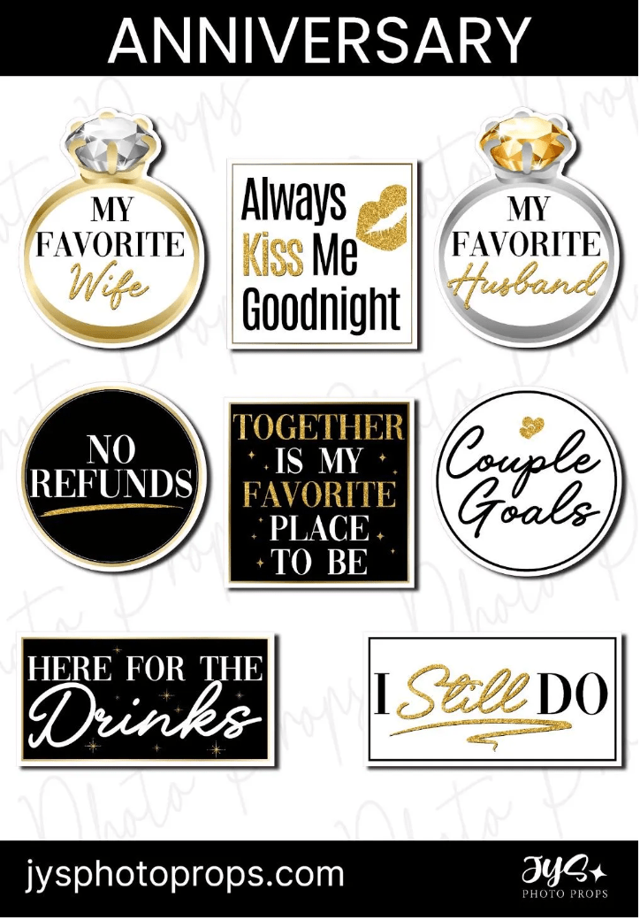 Timeless Wedding Photo Booth Props – JYS Photo Props