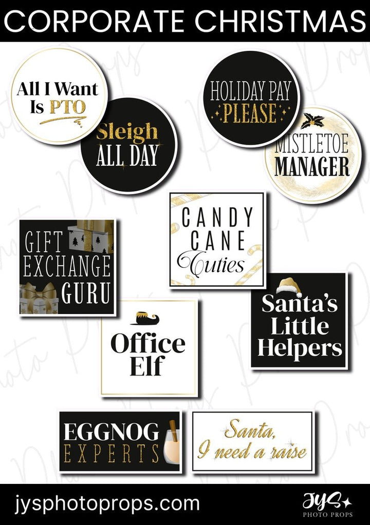 Holiday Party Photo Booth Props | JYS Photo Props