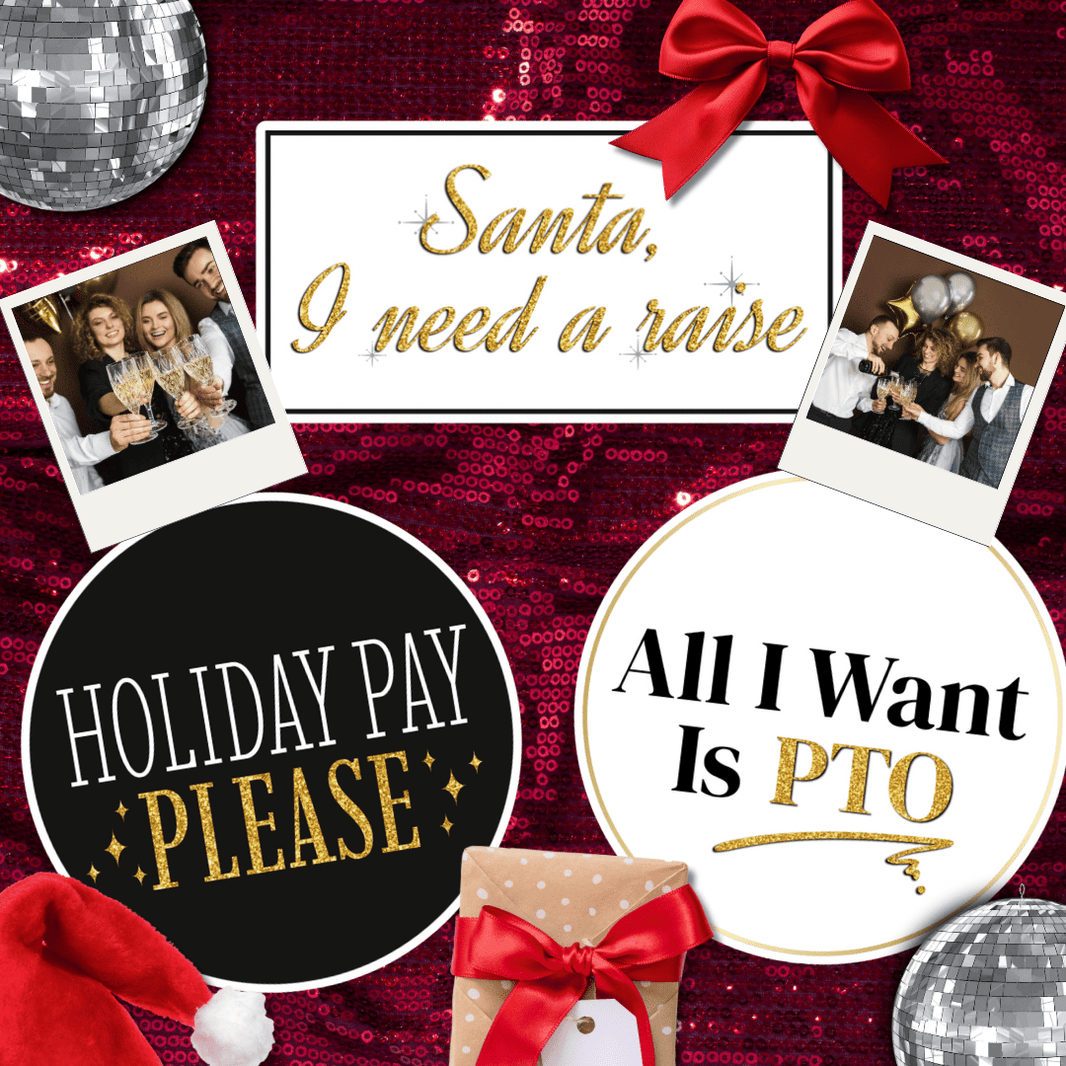 Holiday Party Photo Booth Props | JYS Photo Props