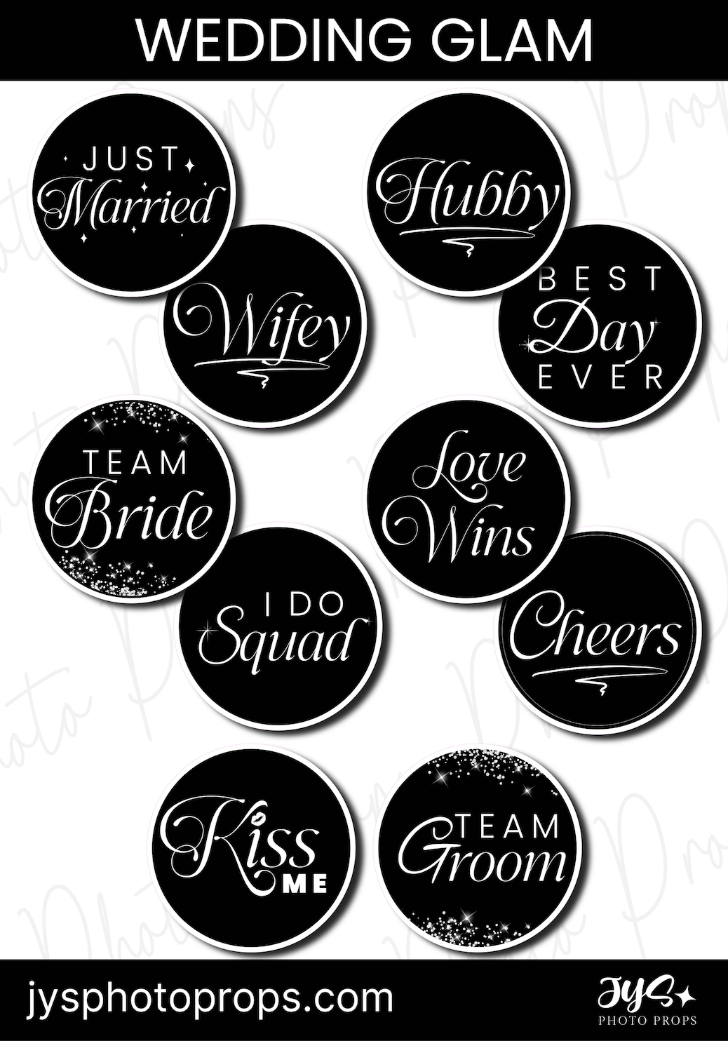 Premium Photo Booth Props for Weddings – JYS Photo Props