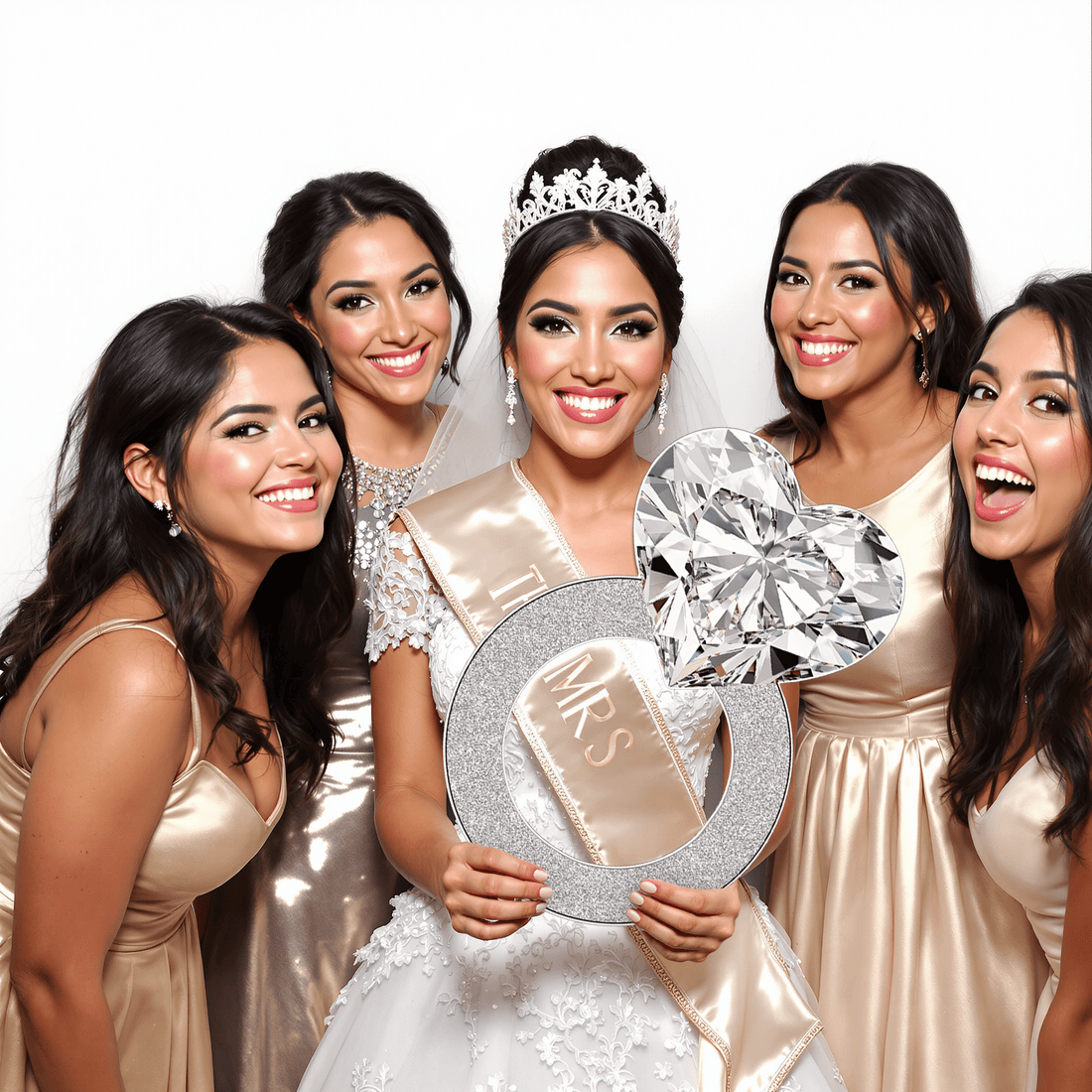 Glam Ring Wedding Photo Booth Prop – JYS Photo Props