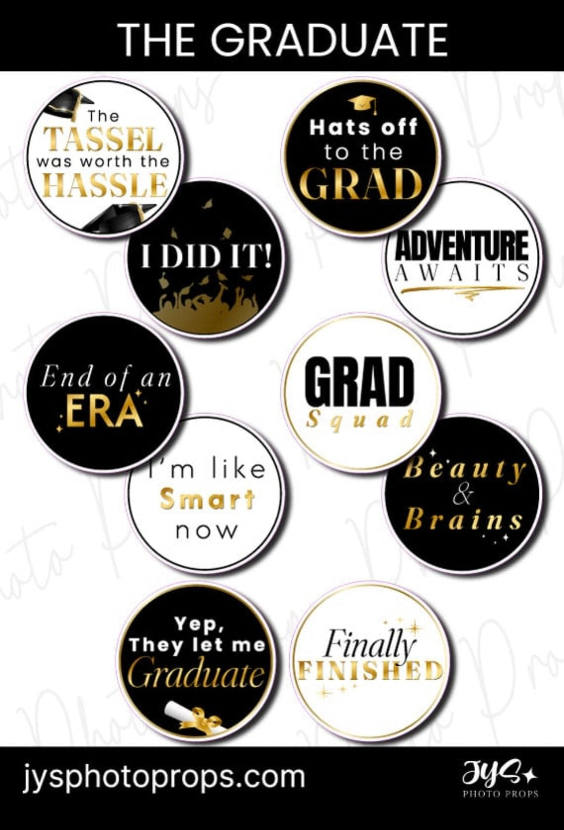 Graduation Photo Props | JYS Photo Props