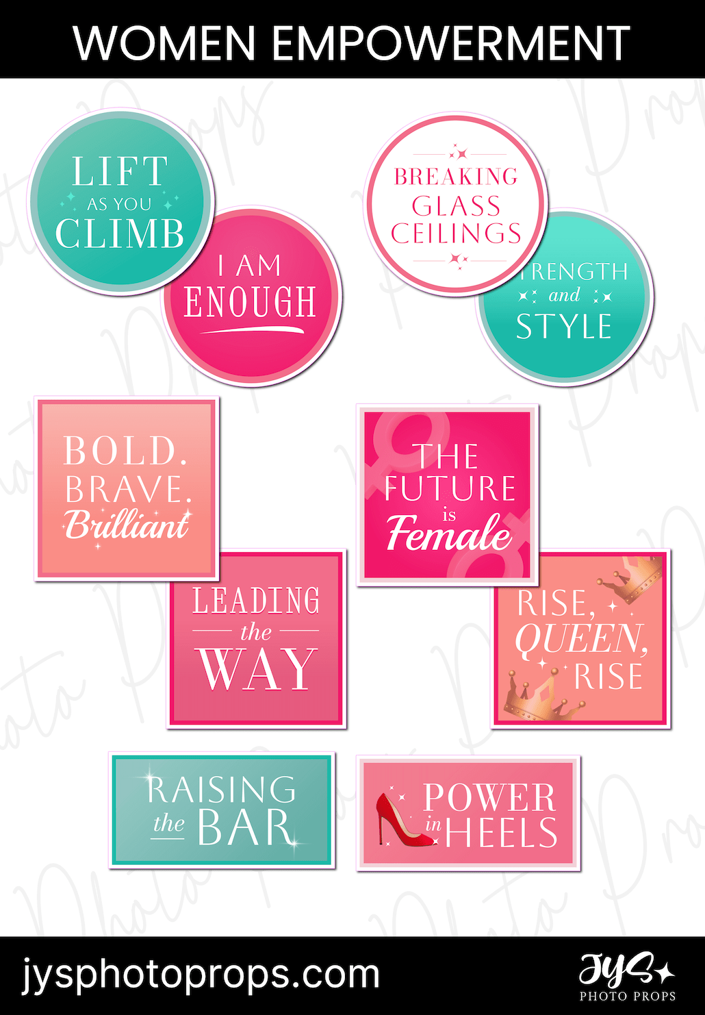 Women Business Owners Photo Props – JYS Photo Props