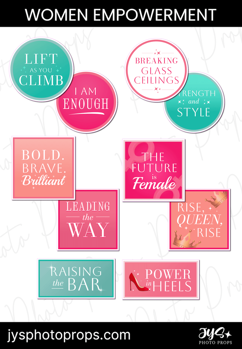 Women Business Owners Photo Props – JYS Photo Props