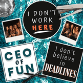 Work Party Photo Booth Props | JYS Photo Props